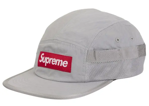 Supreme Mesh Pocket Camp Cap - Silver