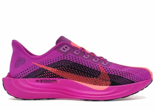 Nike Zoomx Pegasus Plus Sneakers - Vivid Purple/black/hot Punch