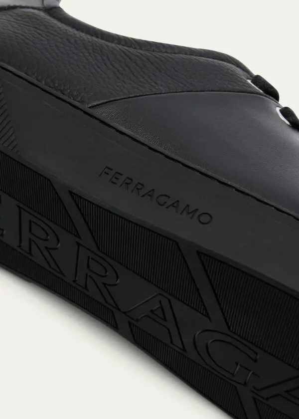FERRAGAMO Clayton Low-top Sneakers - Black