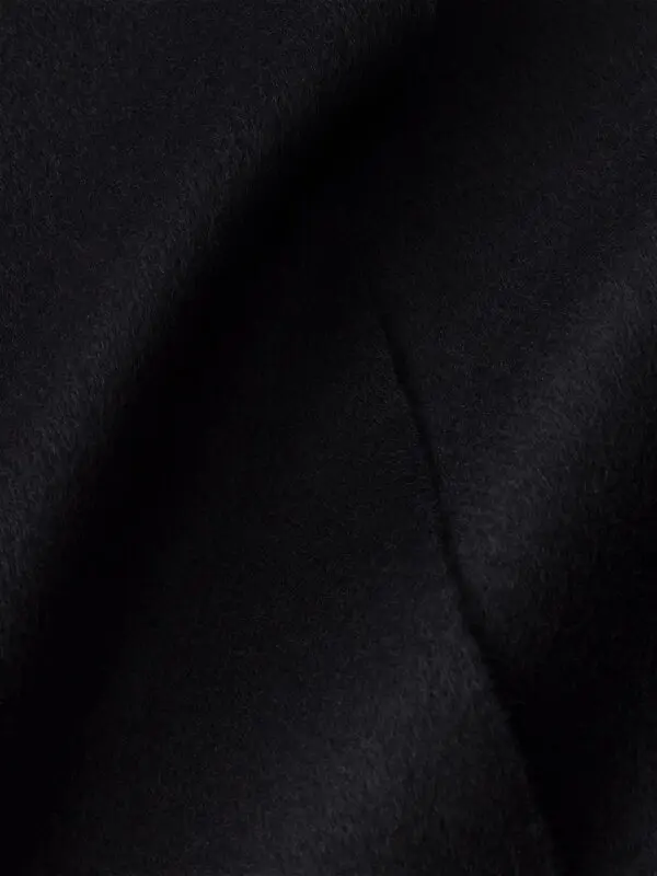 Prada Silk And Cashmere Scarf - Black