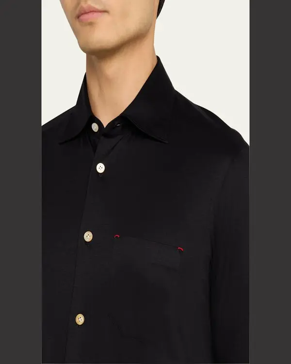 Kiton Nerano Stretch Sport Shirt