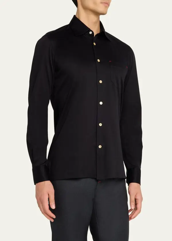 Kiton Nerano Stretch Sport Shirt