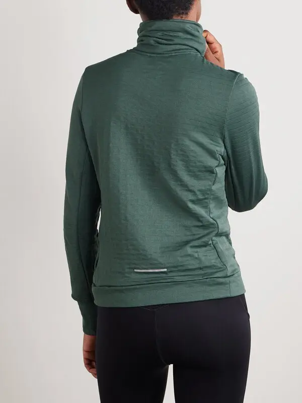 Nike Swift Element Ribbed Therma-fit Turtleneck Top