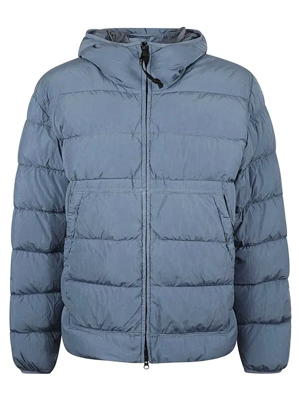 C.P. COMPANY Quilted Zip-up Jacket - Flint Stone
