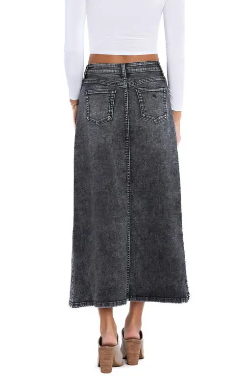 WASH LAB DENIM Remi Maxi Skirt - Remi Grey