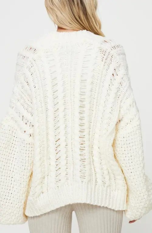 Princess Polly Abner Open Stitch Cardigan