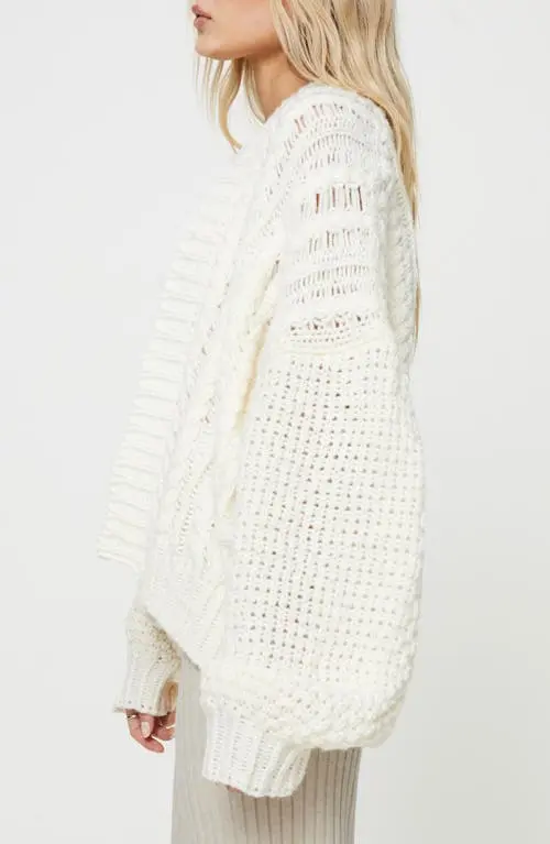 Princess Polly Abner Open Stitch Cardigan