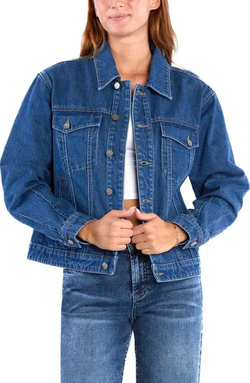 WASH LAB DENIM Madeline Trucker Jacket - French Blue