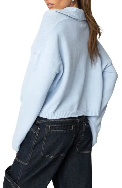 EDIKTED Marcie Oversize Crop Sweater