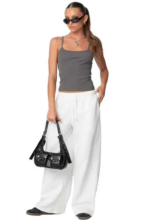 EDIKTED Deanna Cotton Tank - Gray