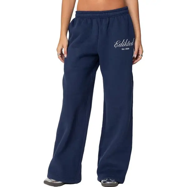 EDIKTED Relaxed Fit Cotton Blend Sweatpants