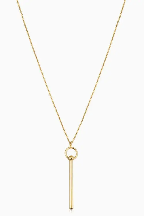 ORADINA 14k Gold Villa Pendant Necklace - Yellow Gold
