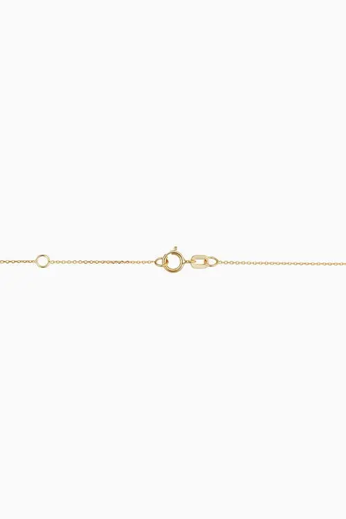 ORADINA 14k Gold Caesar Pendant Necklace