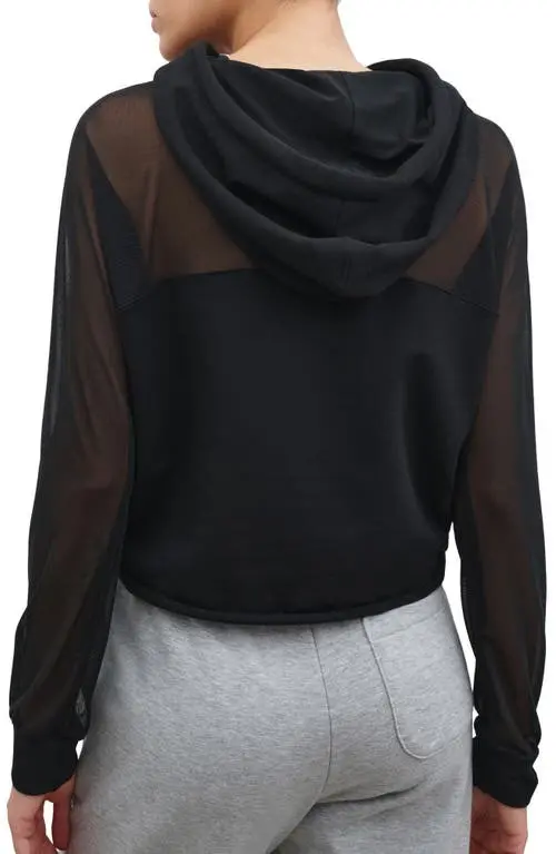 MARCELLA Park Sheer Mesh Hoodie