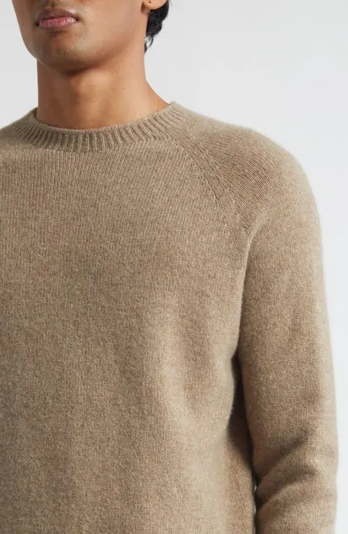 Sunspel Lambswool Crewneck Sweater - Sandstone