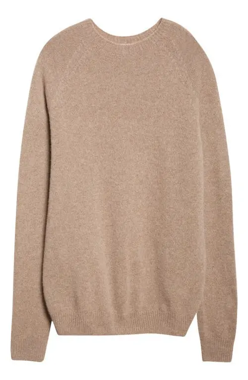 Sunspel Lambswool Crewneck Sweater - Sandstone
