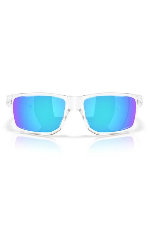 Oakley 62mm Prizm™ Polarized Rectangle Sunglasses - Clear