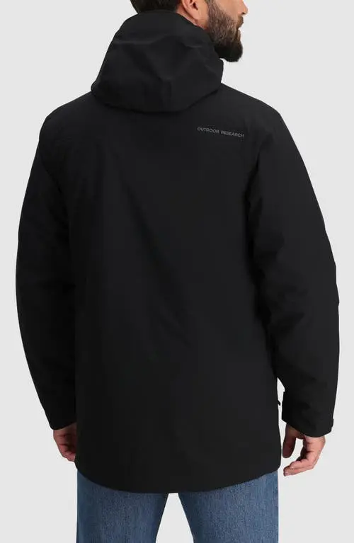 OUTDOOR RESEARCH Foray 3l Waterproof 3-in-1 Parka - Black