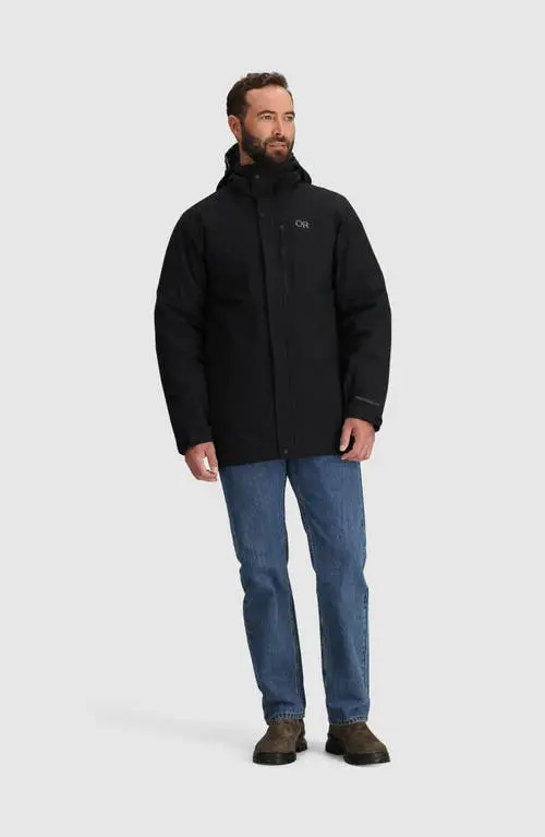 OUTDOOR RESEARCH Foray 3l Waterproof 3-in-1 Parka - Black