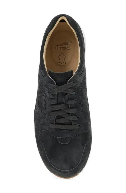 Dansko Catie Suede Sneaker - Black Suede