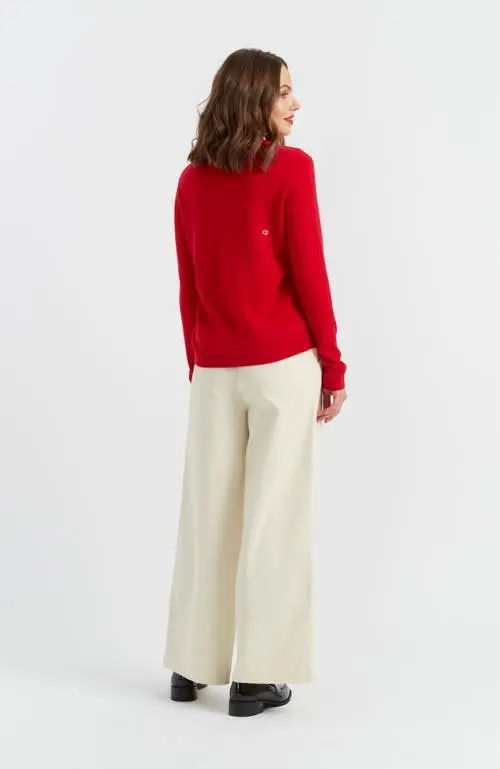 Chinti & Parker Wool-cashmere Merry Christmas Sweater