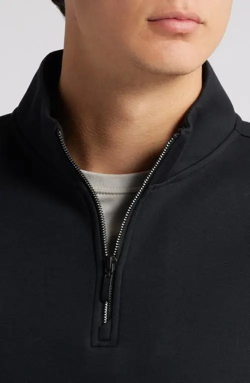 Robert Barakett Hanwell Half Zip Pullover - Black