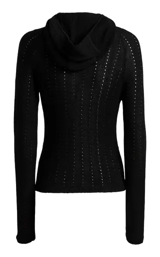 Etro Zipped Knit Cotton-blend Sweater - Black