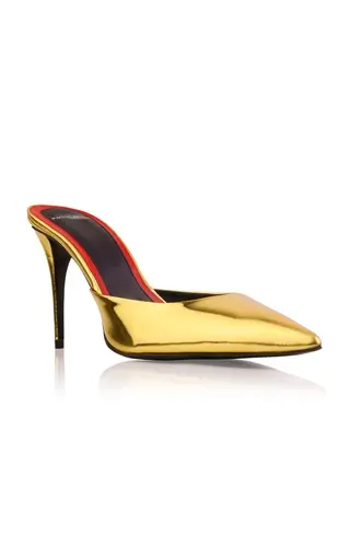 MAISON ERNEST Lux Metallic Leather Mules