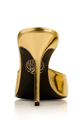 MAISON ERNEST Lux Metallic Leather Mules