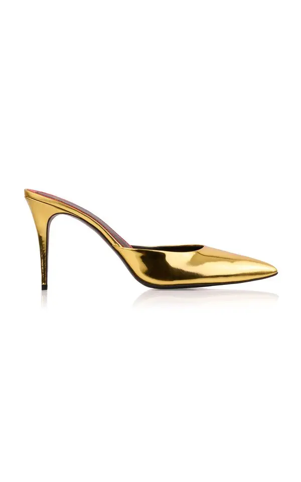 MAISON ERNEST Lux Metallic Leather Mules