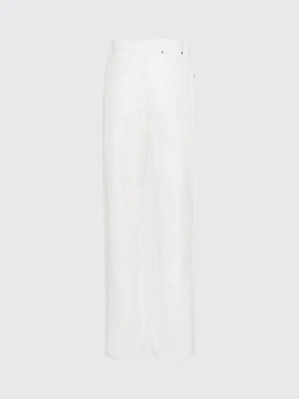 GOLDEN GOOSE Straight Leg Jeans - White