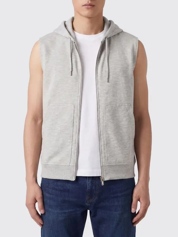 Brunello Cucinelli Zip-up Hoodie - Dust