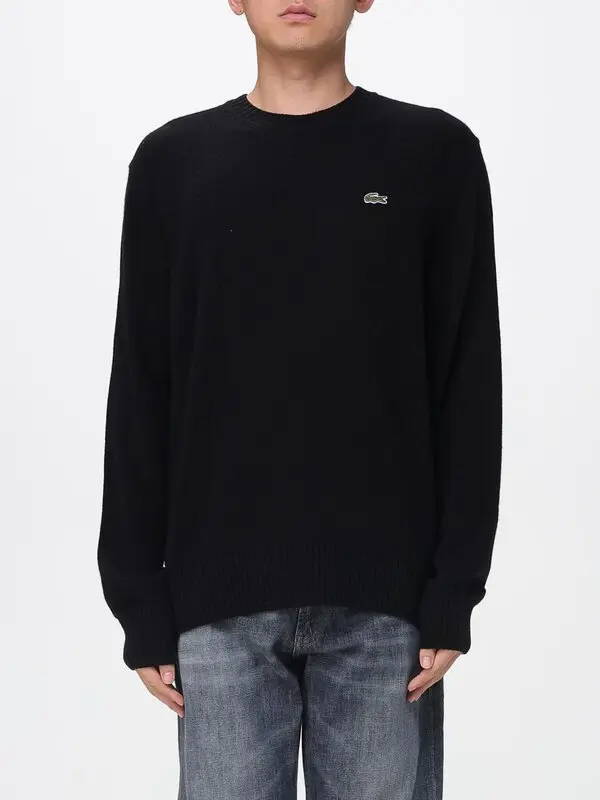 Lacoste Crew Neck Sweater - Black