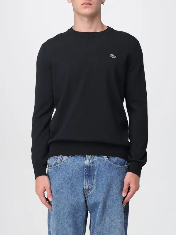 Lacoste Crew Neck Sweater - Black