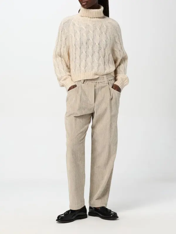 Brunello Cucinelli Pants - Pearl