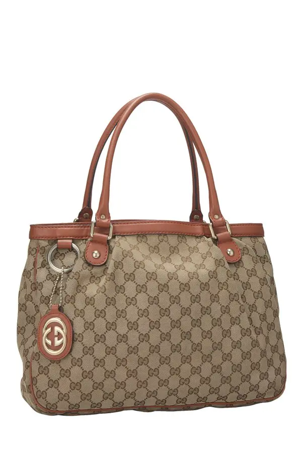 Gucci Original Gg Sukey Handbag - Beige