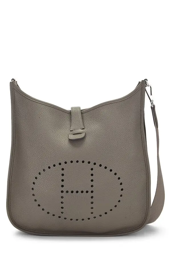 Hermès Evelyne Iii Crossbody - Grey