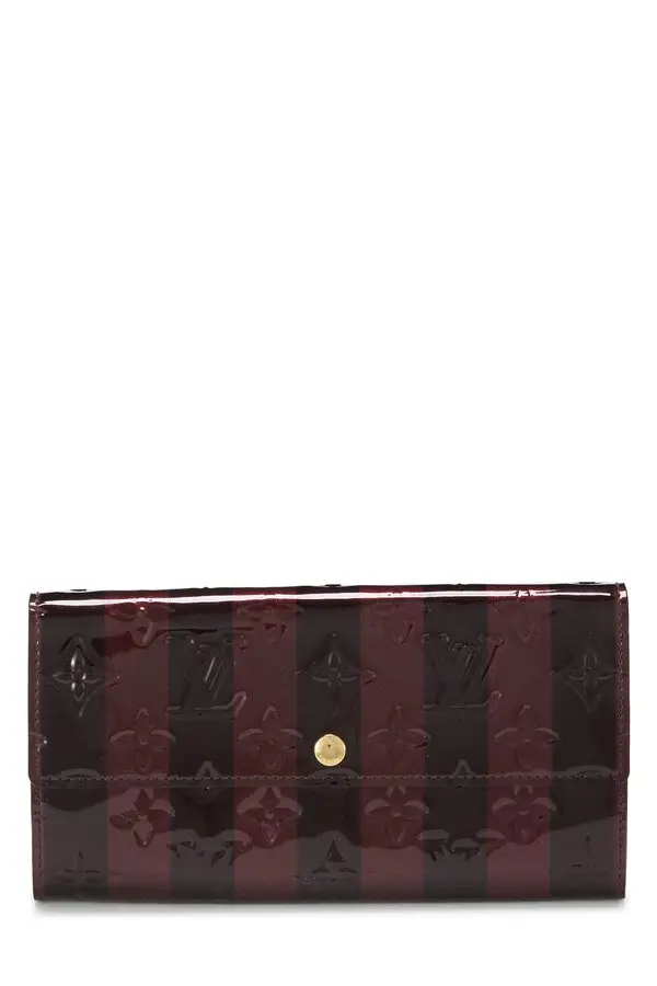 LOUIS VUITTON Monogram Vernis Rayures Sarah - Purple