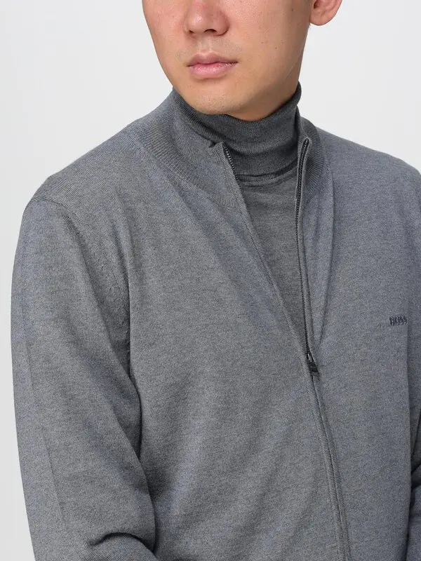 BOSS Zip Up Sweater