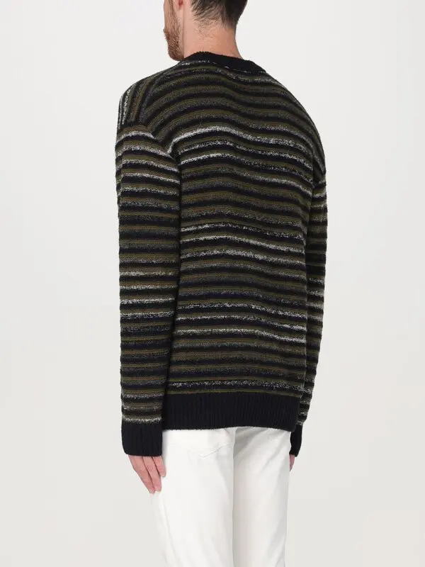 BOSS Striped Crew Neck Sweater