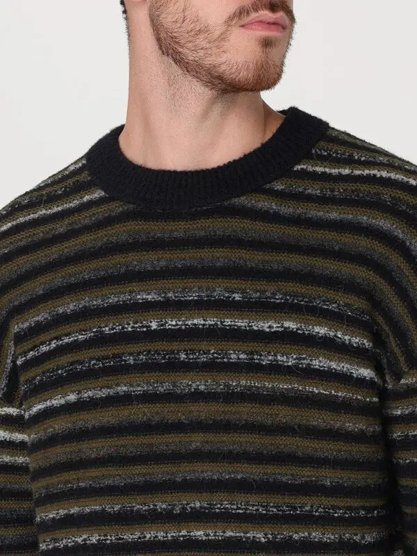 BOSS Striped Crew Neck Sweater