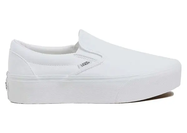 VANS Classic Slip-on Stackform Sneakers - White