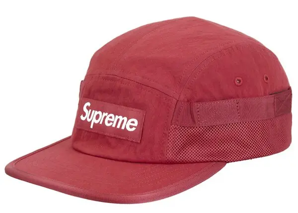 Supreme Mesh Pocket Camp Cap - Red