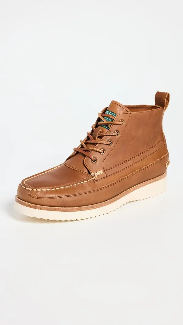 Ralph Lauren Ranger Leather Boots - Polo Tan