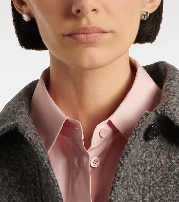 Loewe Anagram Pebble Stud Earrings