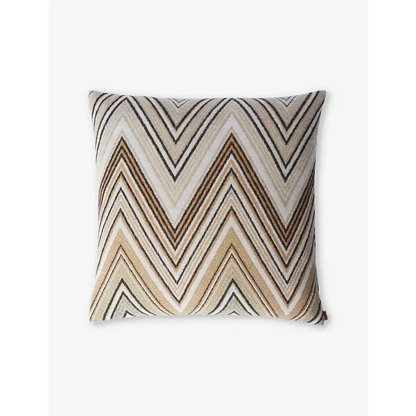 Missoni Plume Zig-zag Wool-blend Cushion 60cm X 60cm - Tortoramulti