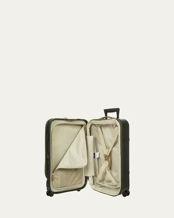 Bric'S Bellagio 21" Expandable Carry-on Spinner With Pocket - Olive