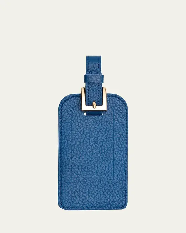 GRAPHIC IMAGE Leather Luggage Tag - Royal