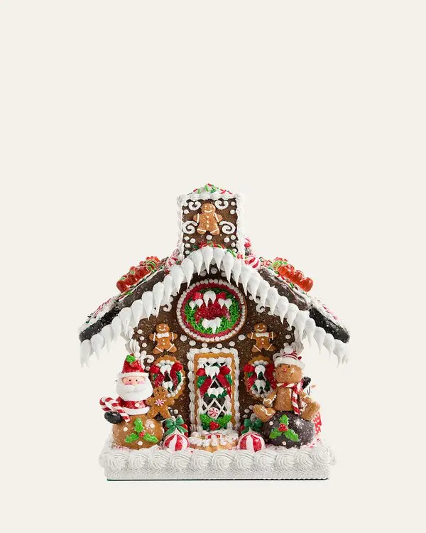 SWEET SAVANNAH Limited Edition Medium Gingerbread House - Multi