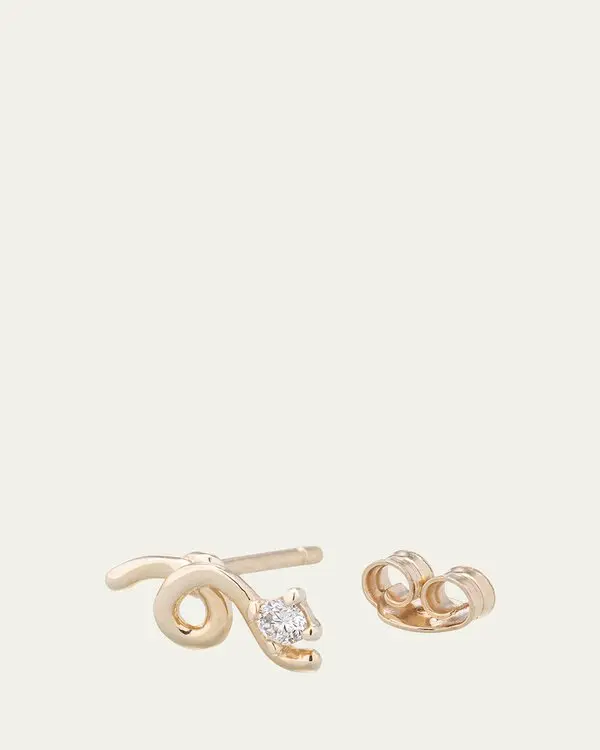 Bea Bongiasca Mini Loop Diamond Earring